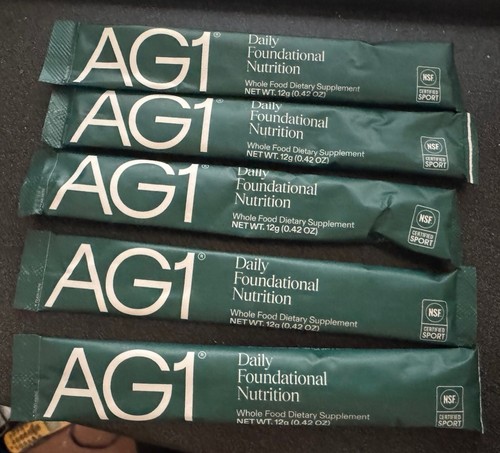 AG1 Athletic Greens 12g Individual Sealed Nutrition travel packets 5 ...