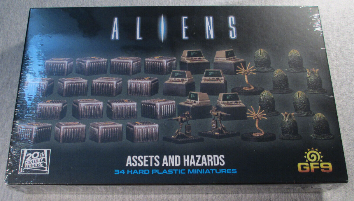 Aliens : Assets and Hazards - Sealed Miniature Pack - GF9 / 30mm | eBay