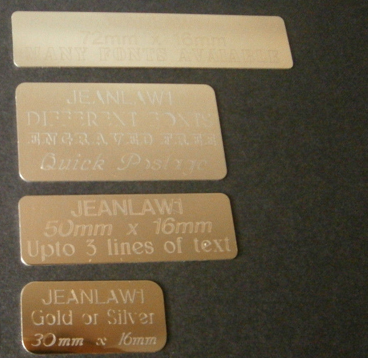 Engraved trophy plaque, Self Adhesive Gift Label, Sports Signs or ...