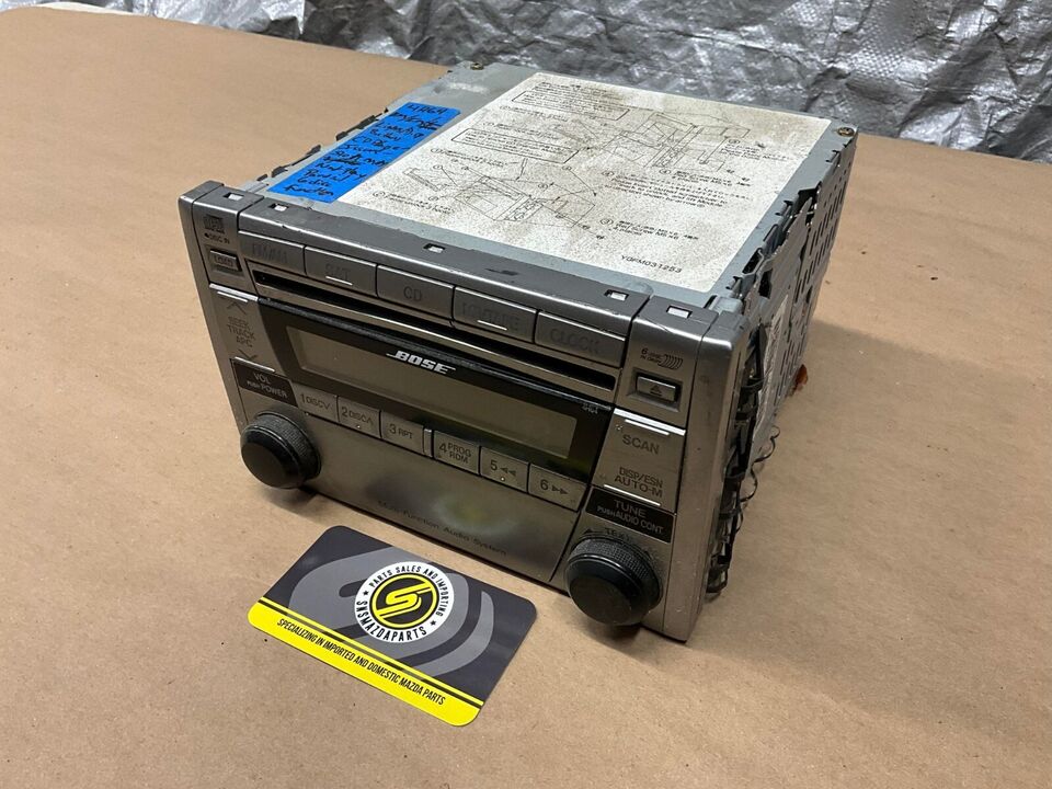 04-05 Mazda Miata OEM NB2 MSM Bose Double Din Radio Unit CD Player Rare ...