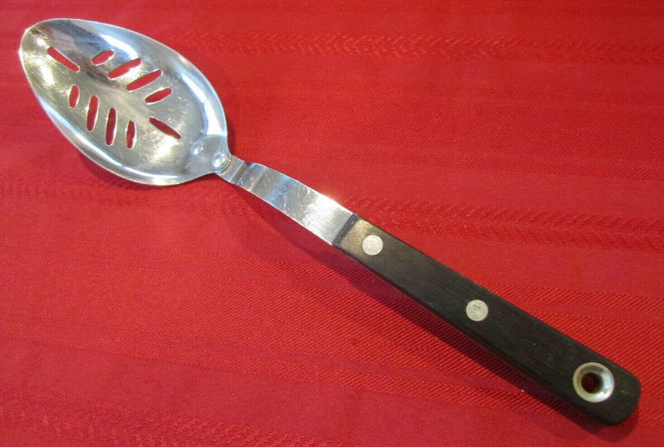 YOU CHOOSE Ekco Flint Vanadium Wood Handle Utensil Spatula Spoon Masher ...