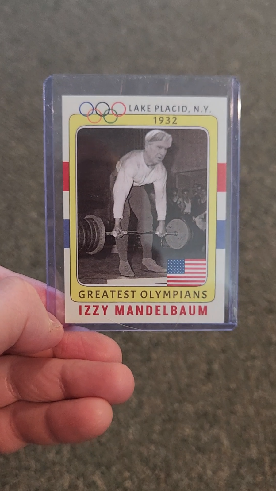 Izzy Mandelbaum Seinfeld 1932 Retro Style Olympic Trading Card Art ACEO ...