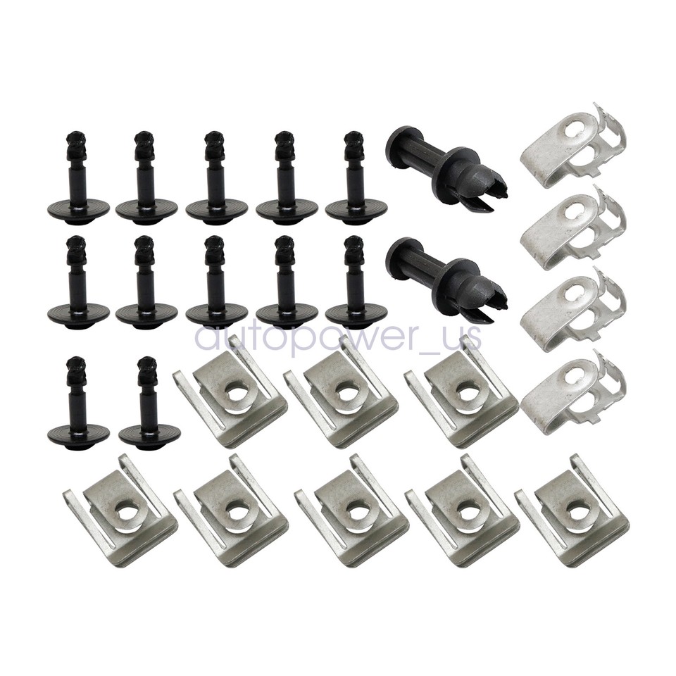 Engine Under Cover Splash Guard Clips Screw Kit For Audi (A4 / A5 / Q5 ...