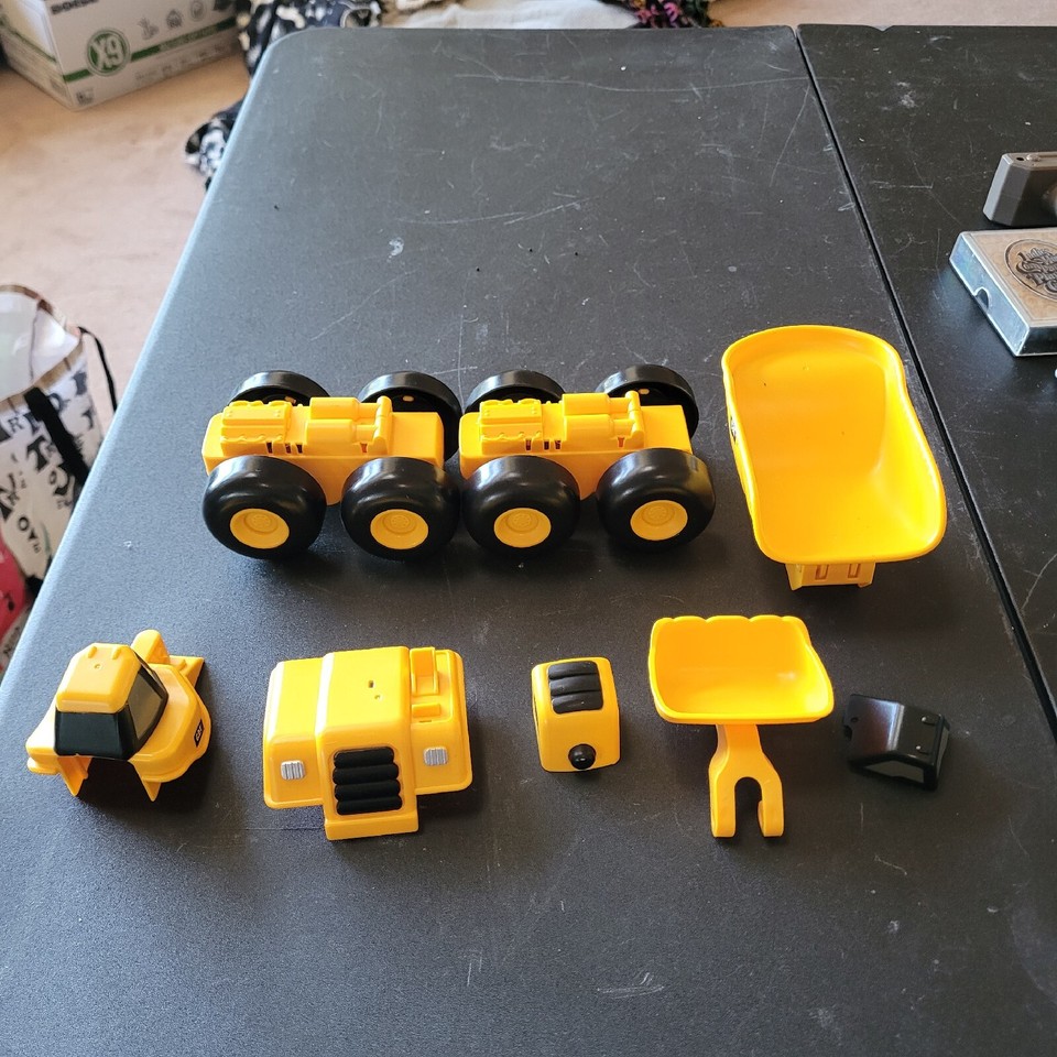 DIY Take Apart CAT Dump Truck & Excavator Yellow Plastic Toys | eBay