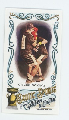 Chess Boxing 2018 Topps Allen & Ginter Exotic Sports Minis #MES-3 | eBay