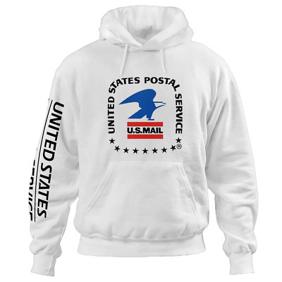 New USPS Sweatshirt Hoodie Funny American USA, Post Office Hoddie With ...