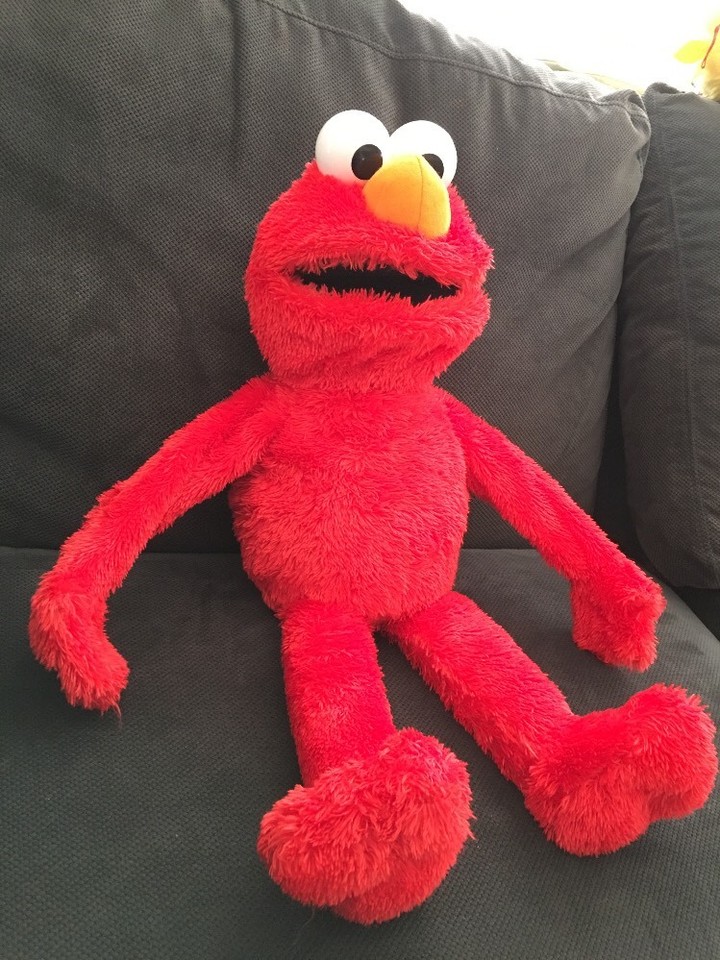 Talking Elmo Big Hugs Doll Sesame Street Sing Sleep Dance Play Kids ...