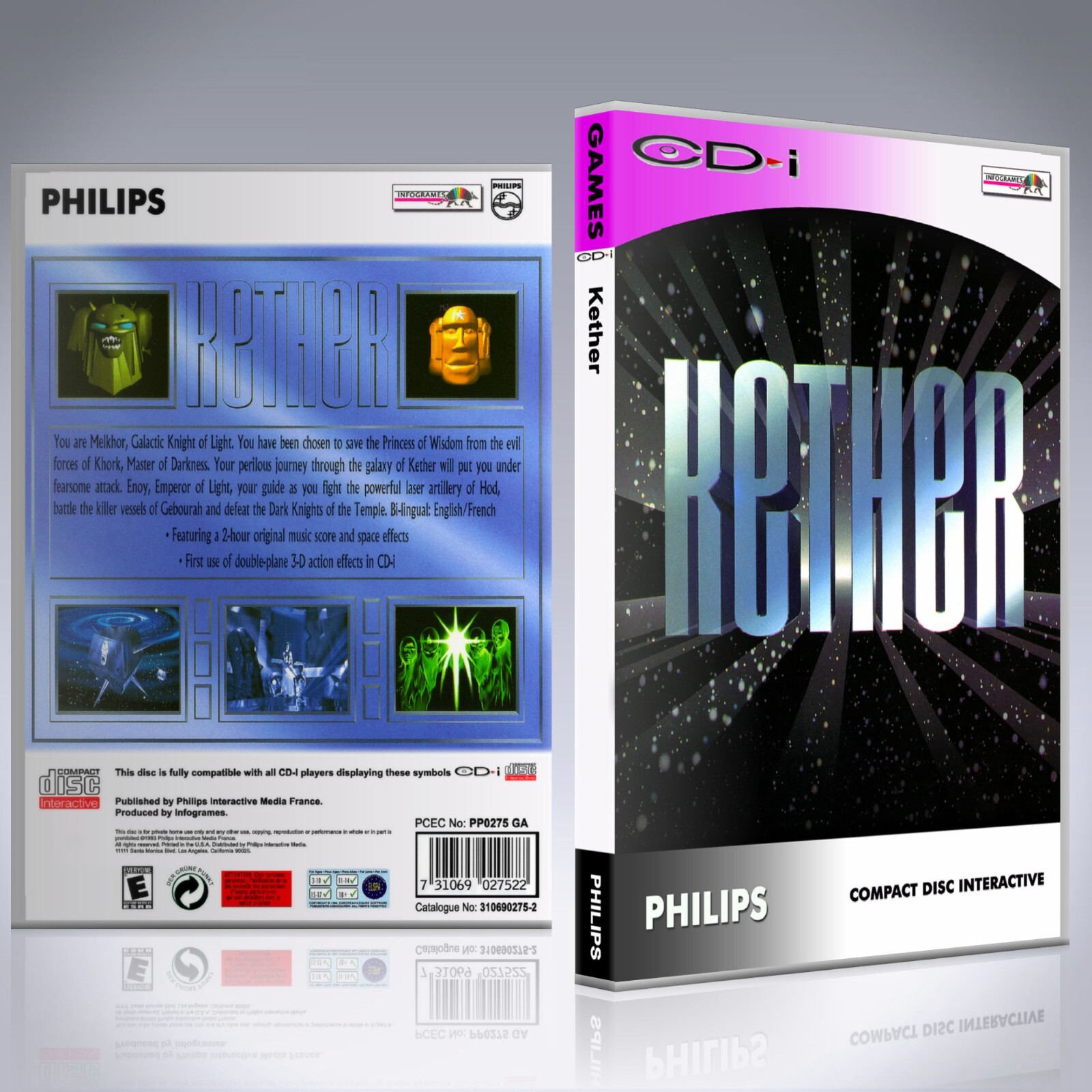 Philips CDi Custom Case - NO GAME - Kether | eBay