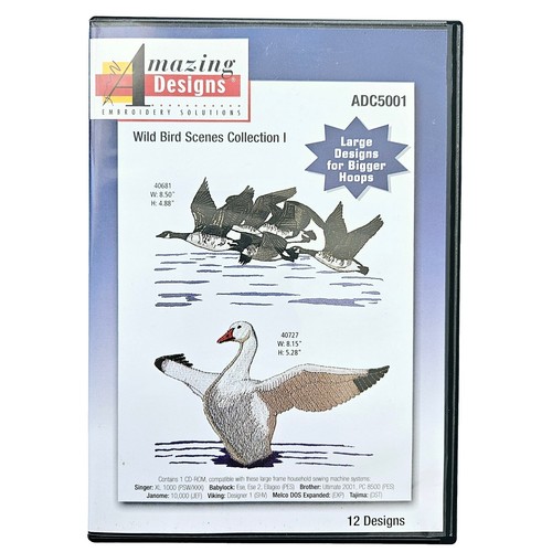 Amazing Designs ADC5001 Wild Bird Scenes Collection I Embroidery Design ...