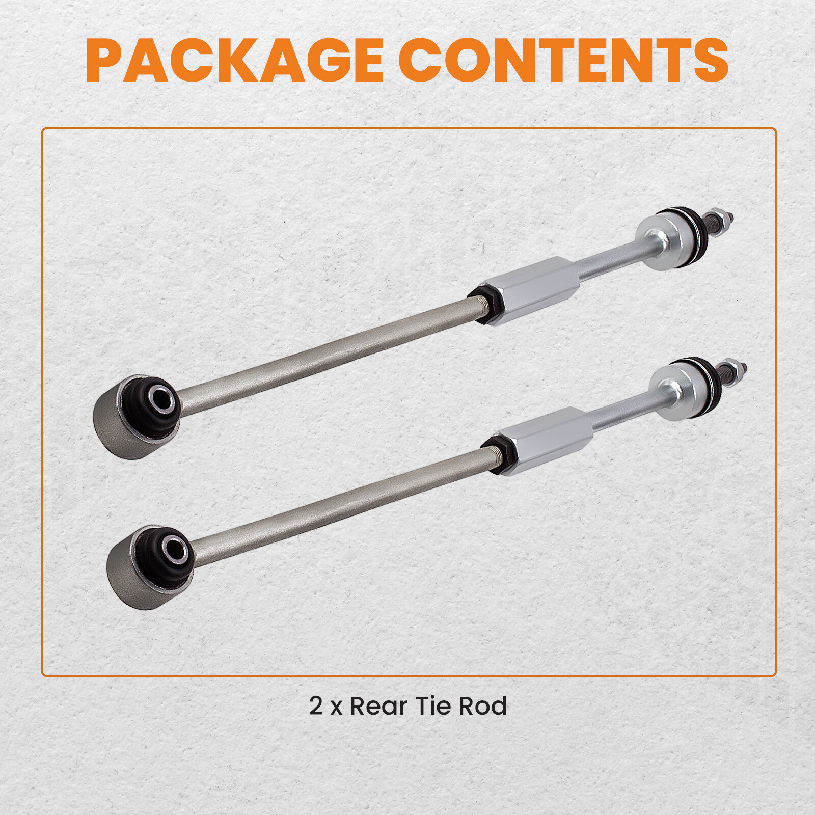 2pcs Rear Driver & Passenger Side Tie Rod for Jaguar F-Type S-Type XF ...