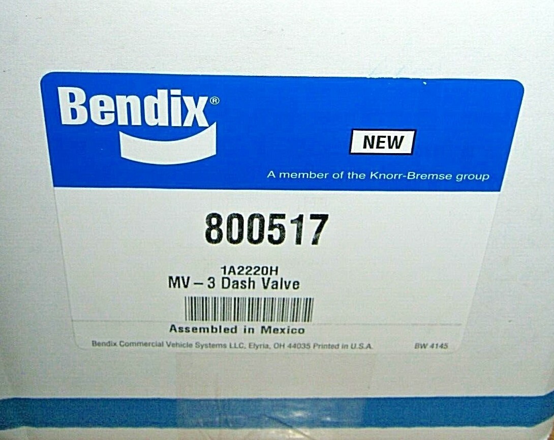 *NEW* OEM GENUINE BENDIX MV-3 PARKING AIR BRAKE DASH CONTROL VALVE pn ...