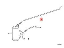 Genuine BMW F45 F46 Activated Charcoal Filter Fuel Vent Pipe OEM ...