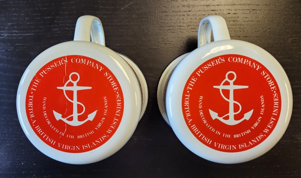 Pusser's Rum Tin Mug Cup British Navy Traditional Toasts And ...