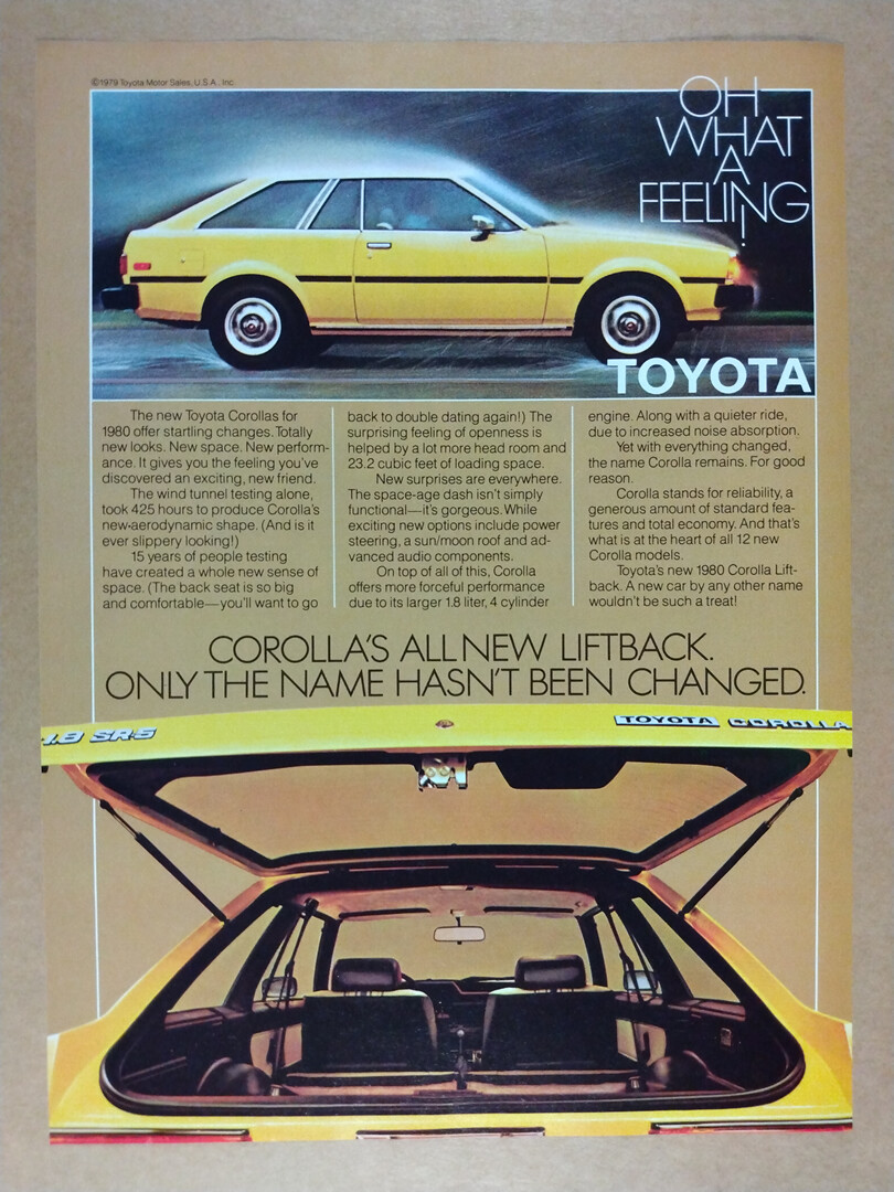 1980 Toyota Corolla Sr5 Hatchback