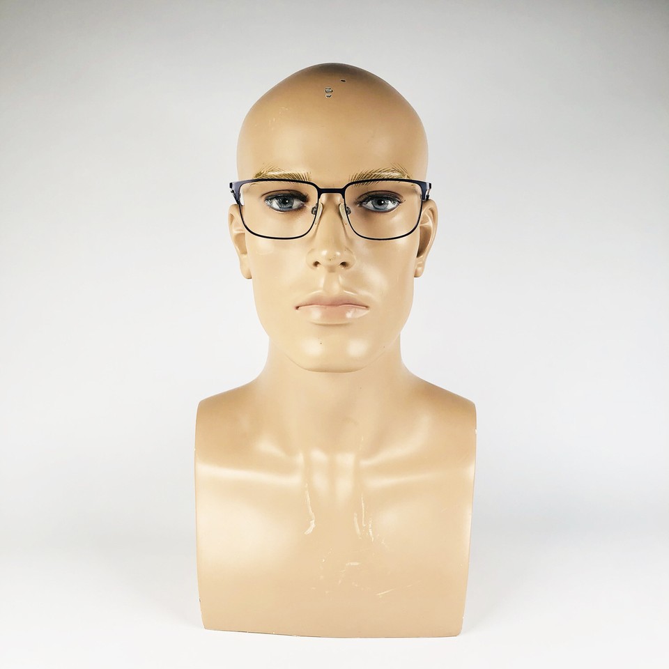 SPECSAVERS eyeglasses MATT BLUE SQUARE glasses frame MOD: CORENTIN ...