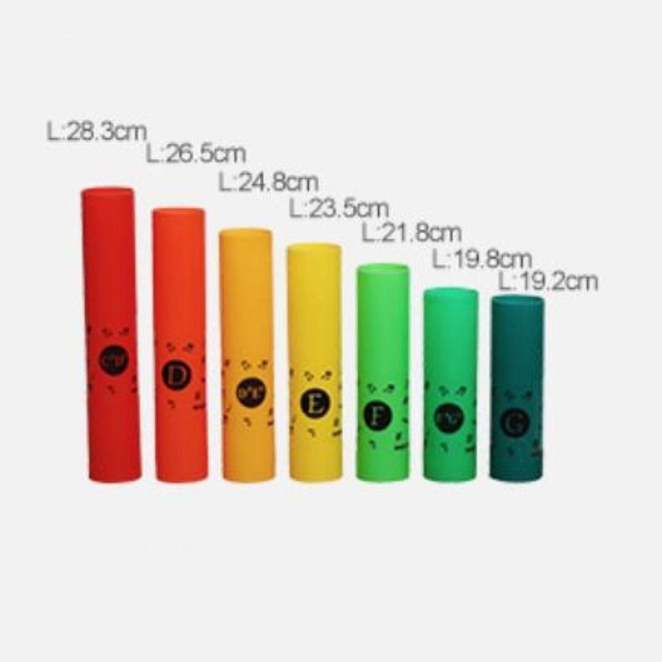 Percussion Tube Set 7 Note Musical Tubes Sensory Training Auditory ...