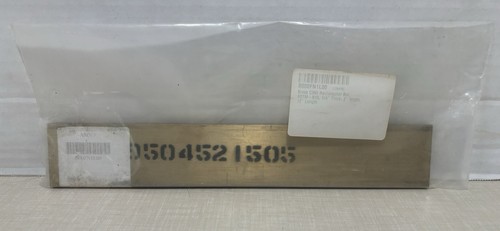 1/4”x 2” x 12" long C360 Brass Flat Bar 1 Pound 14 Ounces. | eBay
