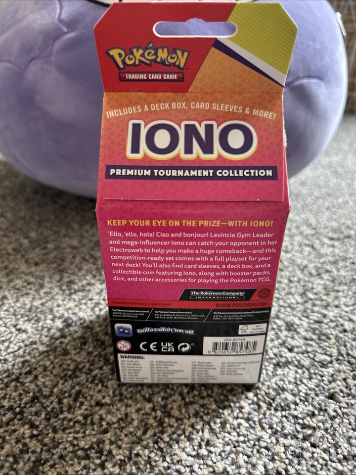 Iono Premium Tournament Collection Box Pokemon TCG | eBay
