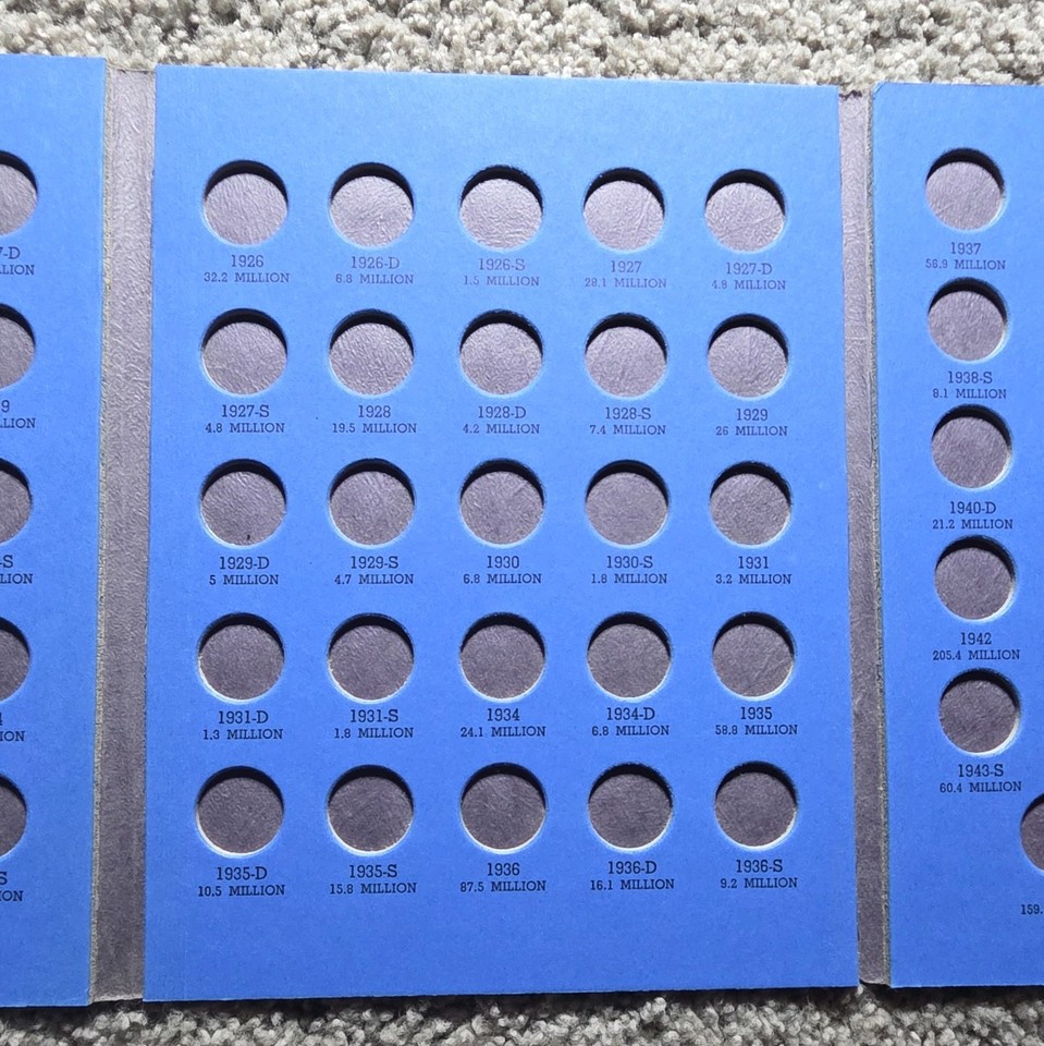 Whitman Mercury Dimes Dime Coin Folder 1916-1945 Album Book 9014 ...