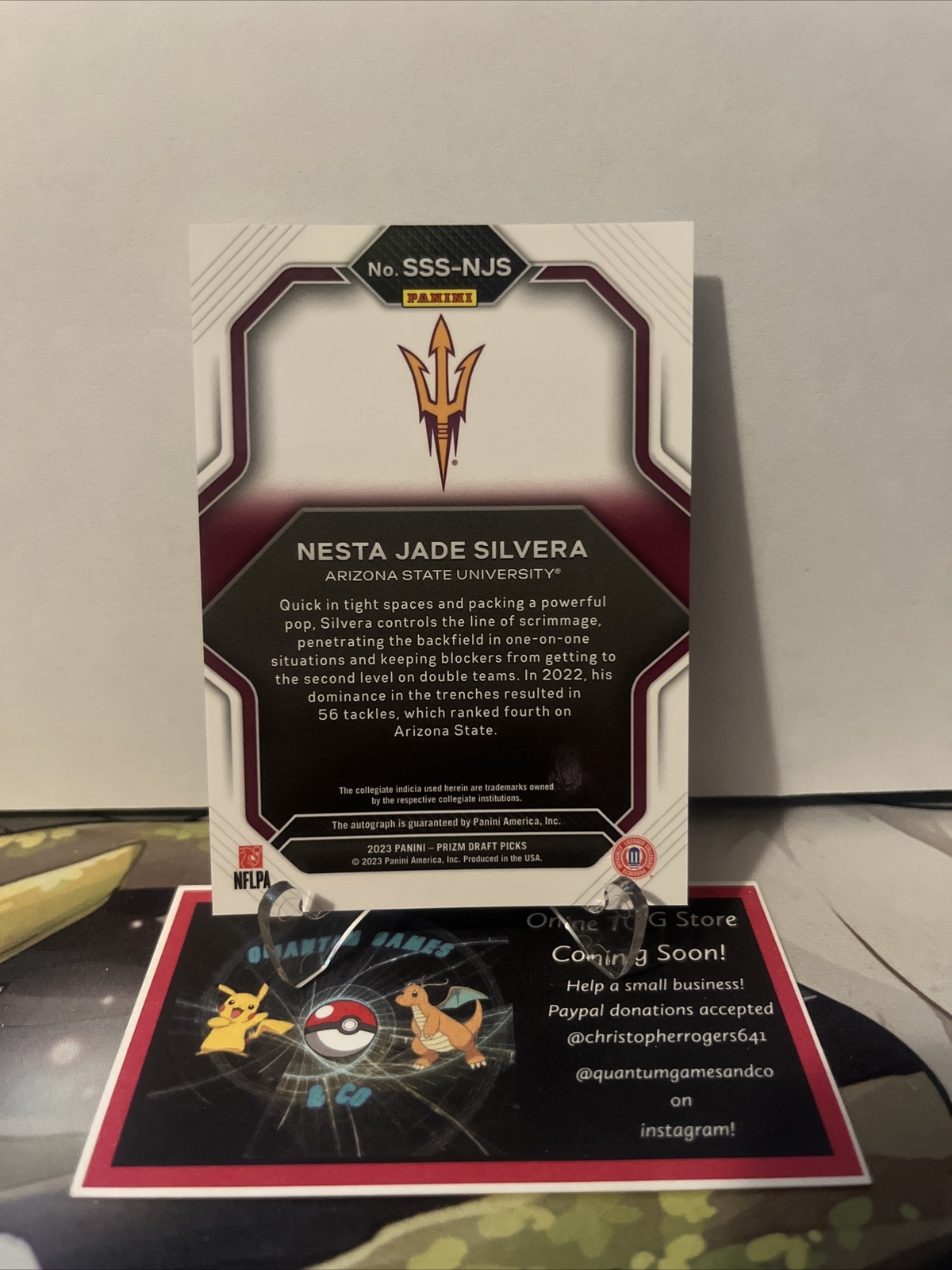 2023 Panini Prizm DP Saturday Star Nesta Jade Silvera Auto | eBay