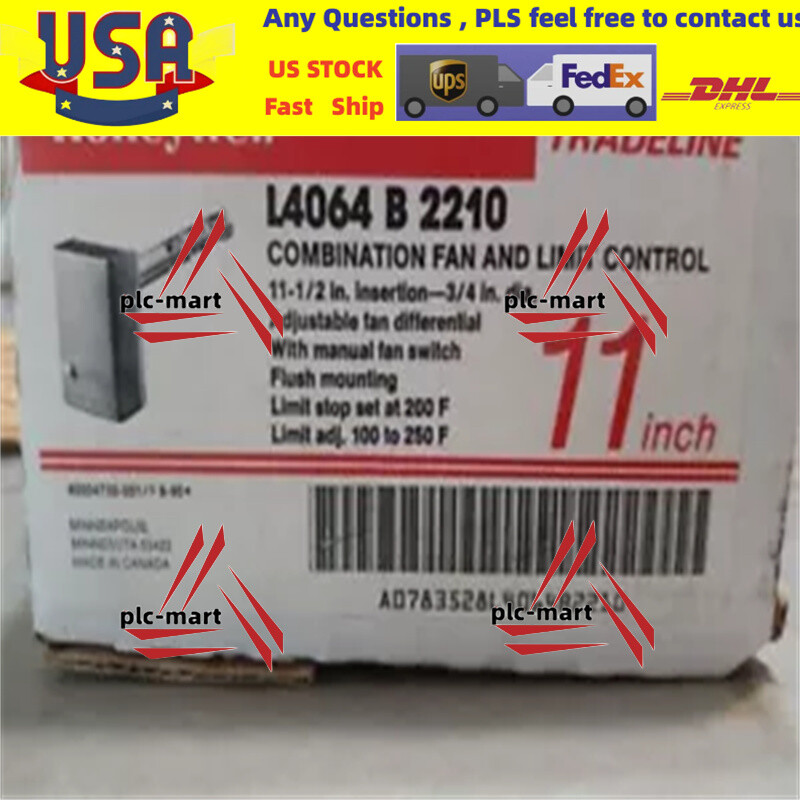 NEW Honeywell L4064B2210 11.5" Fan/Limit Control Switch IN BOX ...
