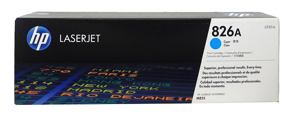 HP 826A Cyan CF311A Toner Cartridge GENUINE NEW SEALED | eBay