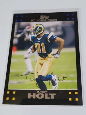 TORRY HOLT 2007 Topps #185. RAMS | eBay