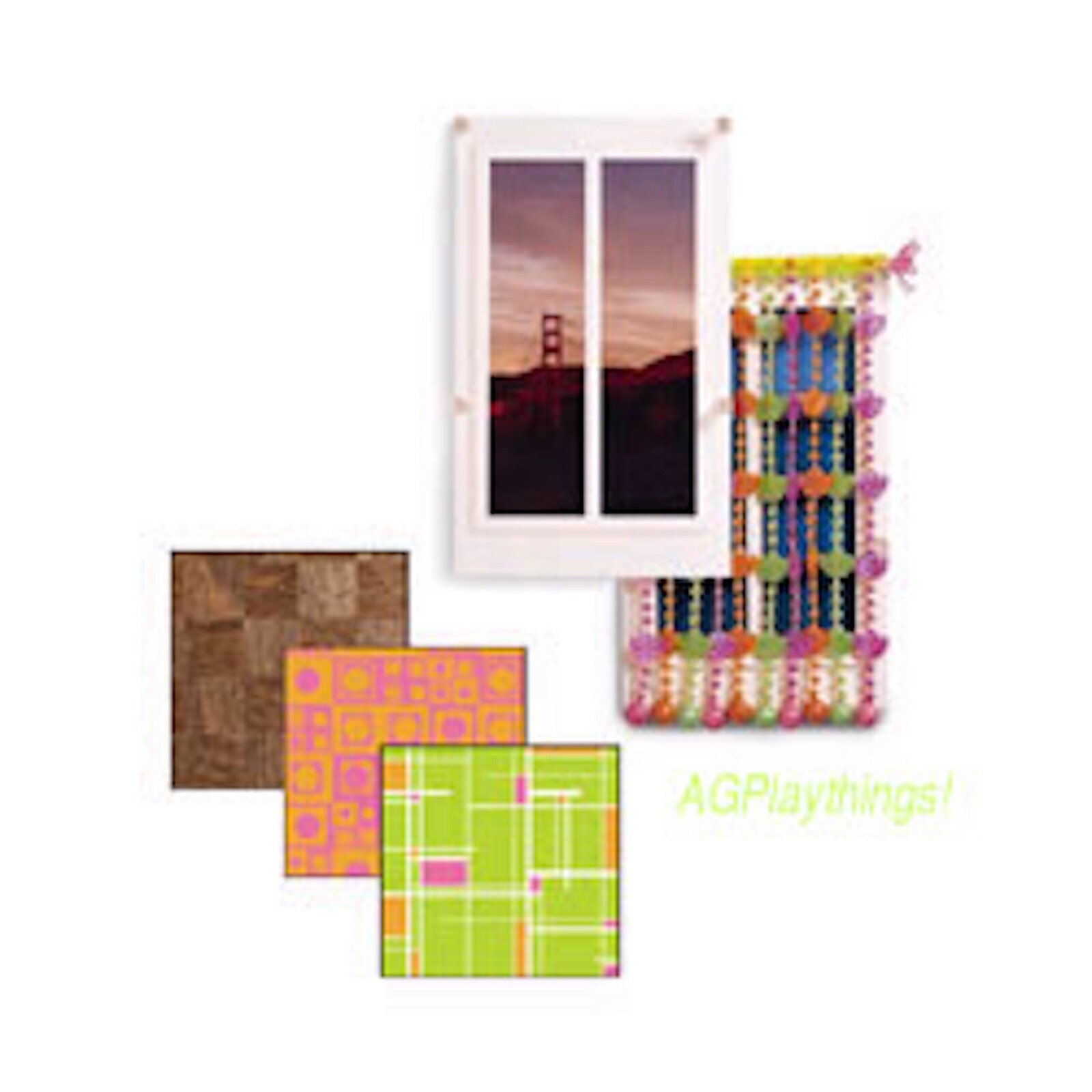 Beautiful Vintage American Girl AG Minis Illuma Groovy Room with ...