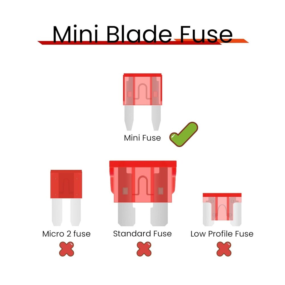 100Pcs Plastic and metal Car Fuse Holder Automotive Replacement Fuses ...