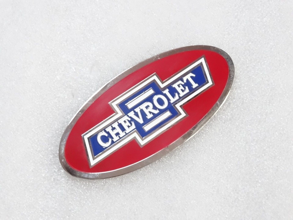 Chevrolet Chevy Radiator Grill Emblem Badge Steel 1928 #18D4 | eBay