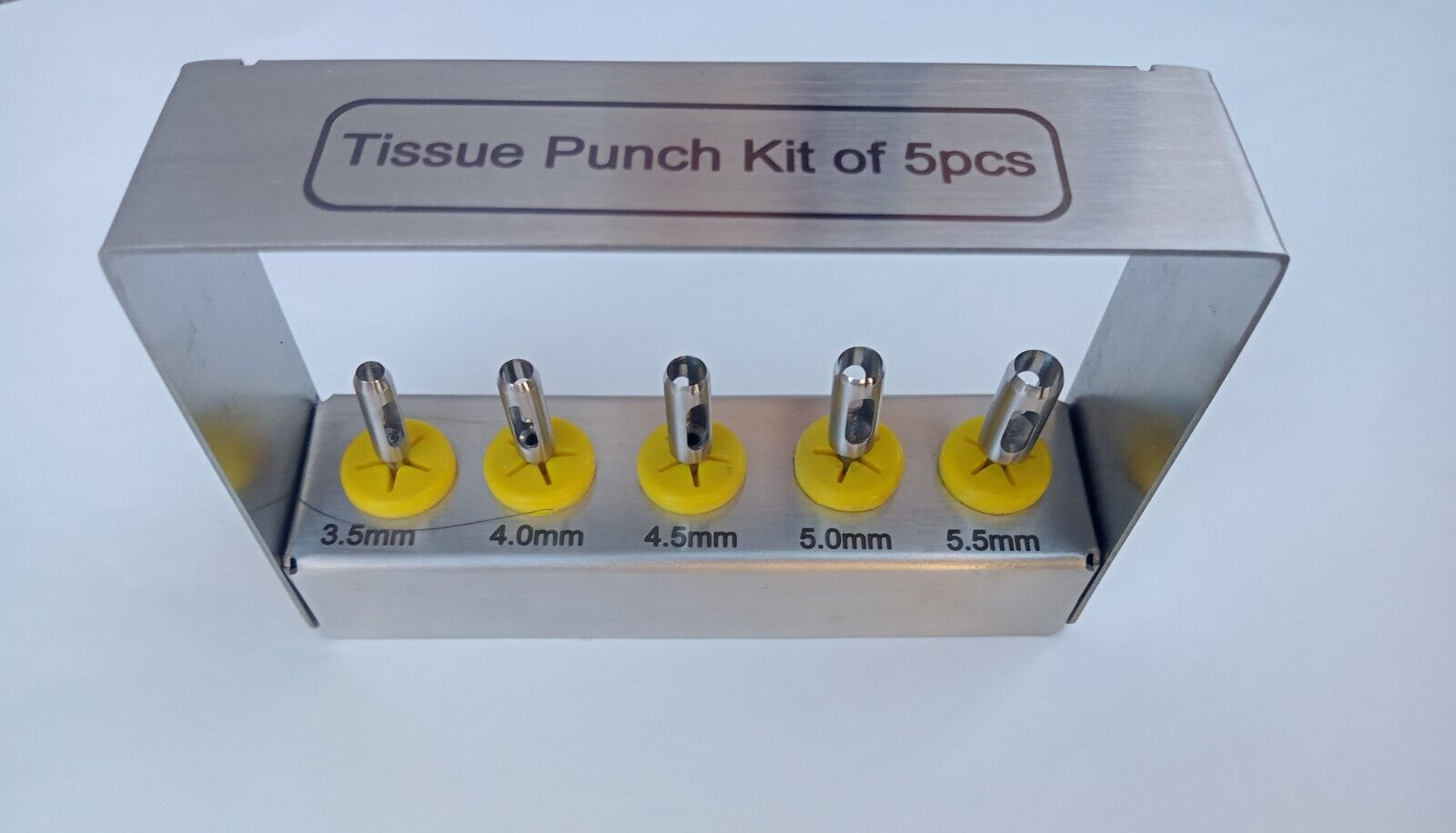 5 Pcs Dental Implant Tissue Punch Kit set Surgical Surgery With Box ...