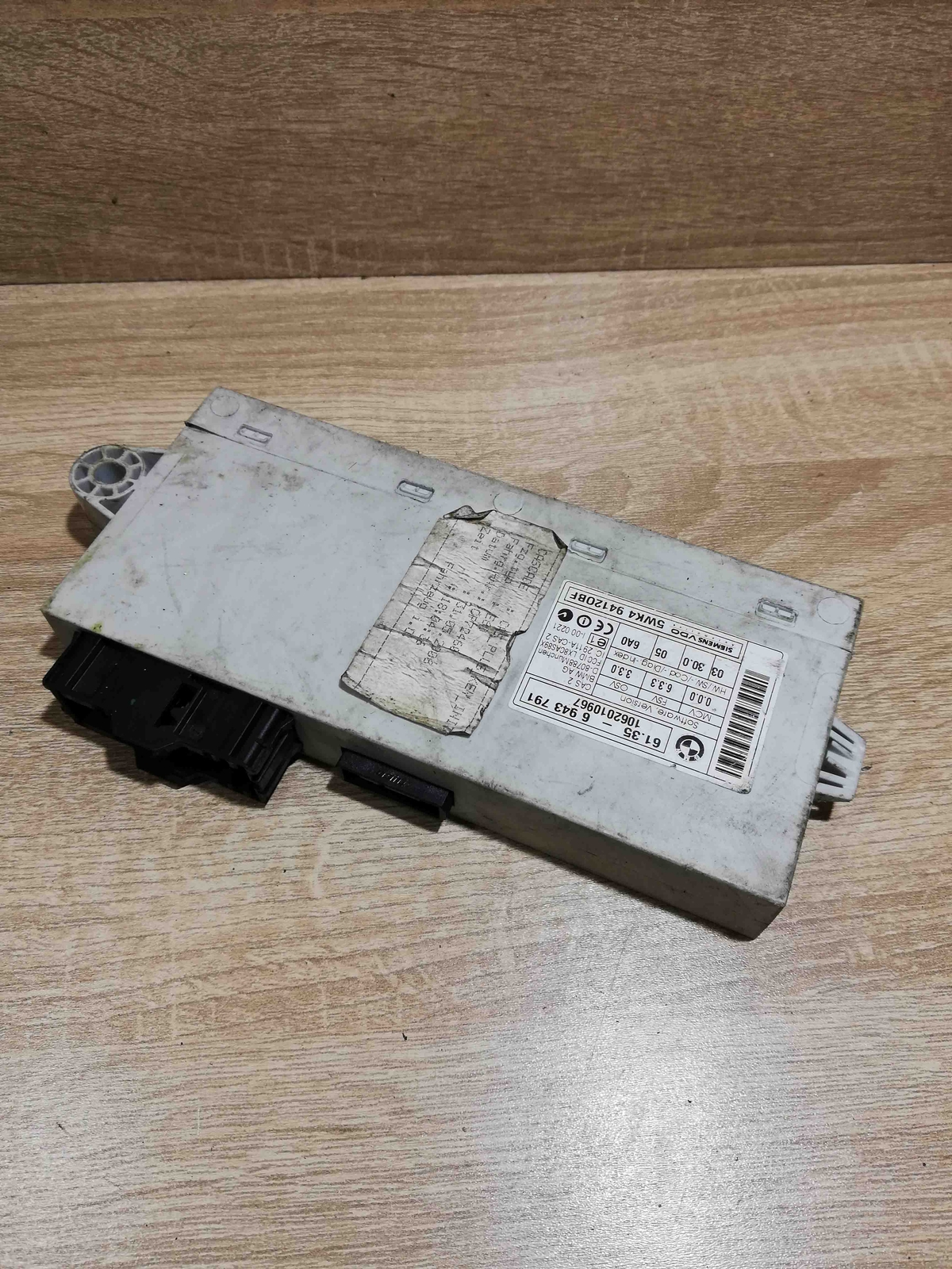 Bmw 3 Series E90 920D 6943791 CAS Control Unit Module Siemens | eBay