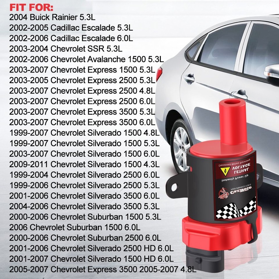 8x Ignition Coils D585 19005218 For Chevrolet Suburban 1500 Silverado ...