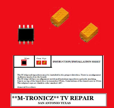 SAMSUNG LN40A530P1FXZA BN96-08480B BN97-02682A MAIN BOARD REPAIR KIT | eBay