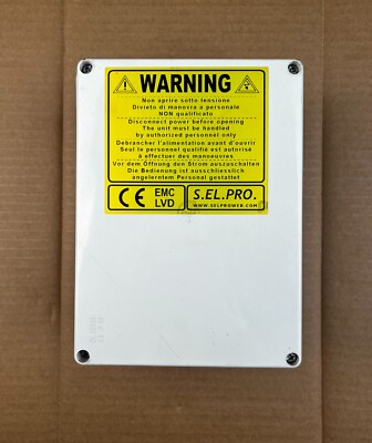 Selpro Fan Speed Controller RGF120-23-5-0-V-1-S-0 S.EL.PRO. PB1045/3 | eBay