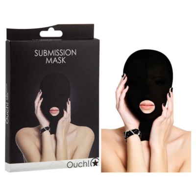 Submission Mask Black, Adult Couple Kinky Fetish Bondage Foreplay Role ...
