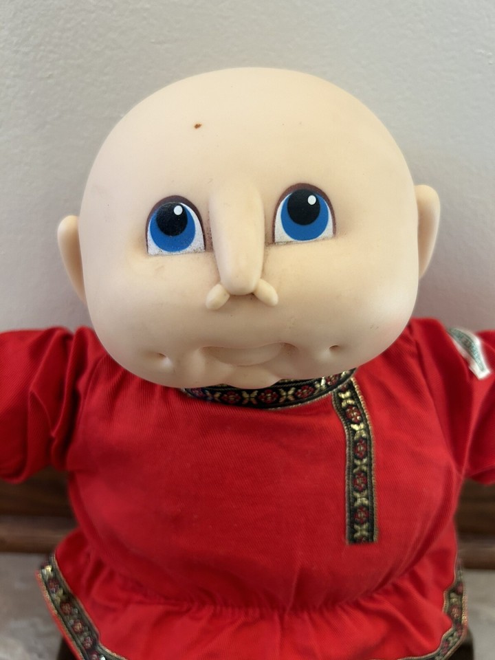 Cabbage Patch Kids Original M.N. Thomas Bald Baby Boy Blue-Eyed Doll ...