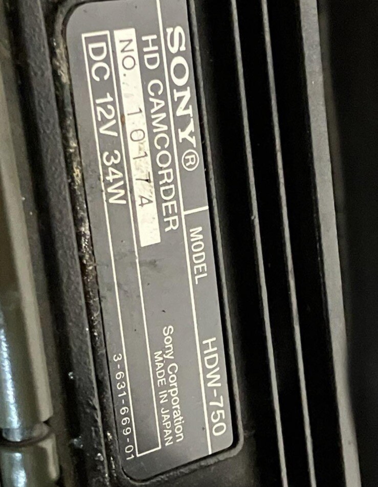 SONY HDW-750 HDCAM Fujimon VCL-917BY Read description For parts | eBay