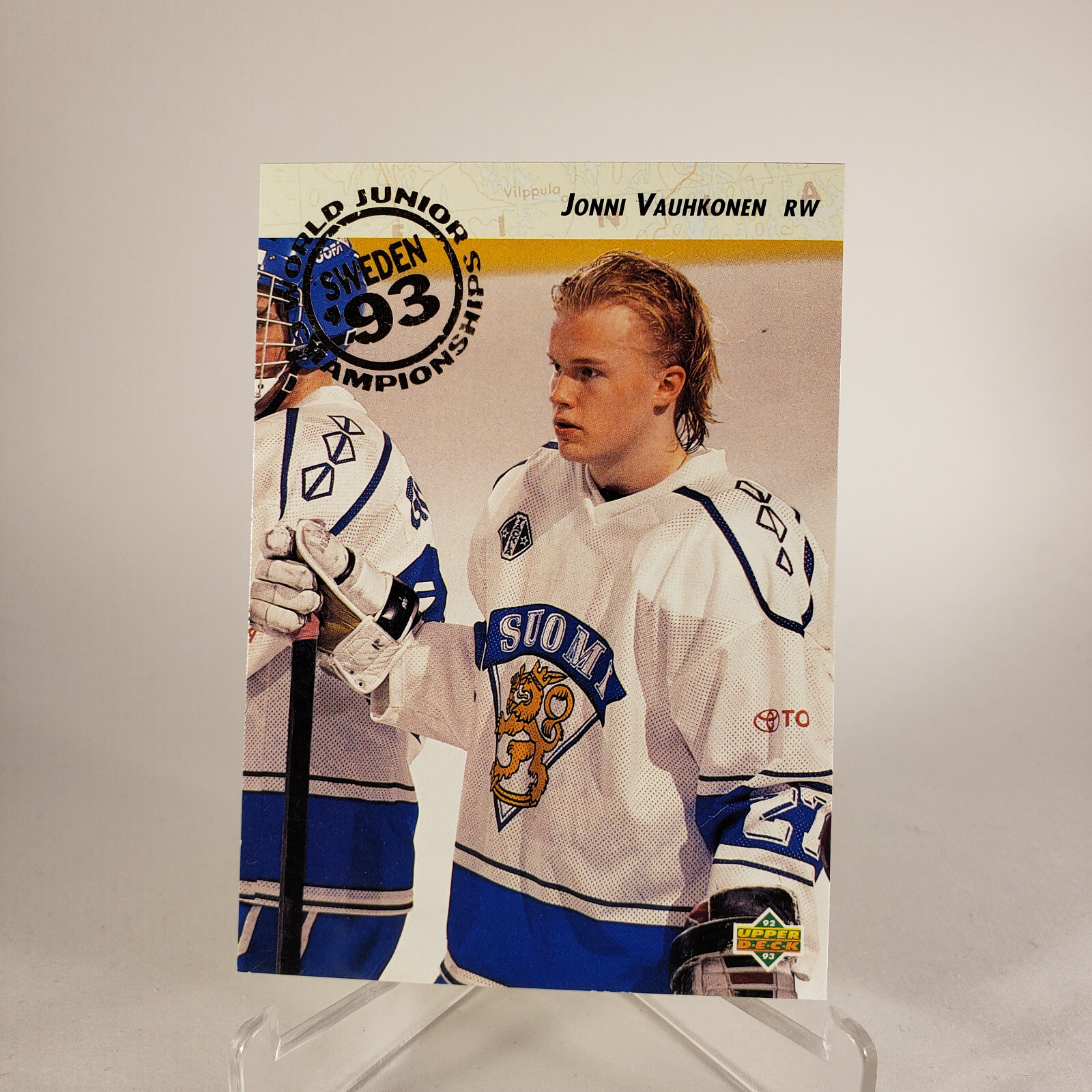 1992-93 Upper Deck #619 Jonni Vauhkonen Rookie | eBay