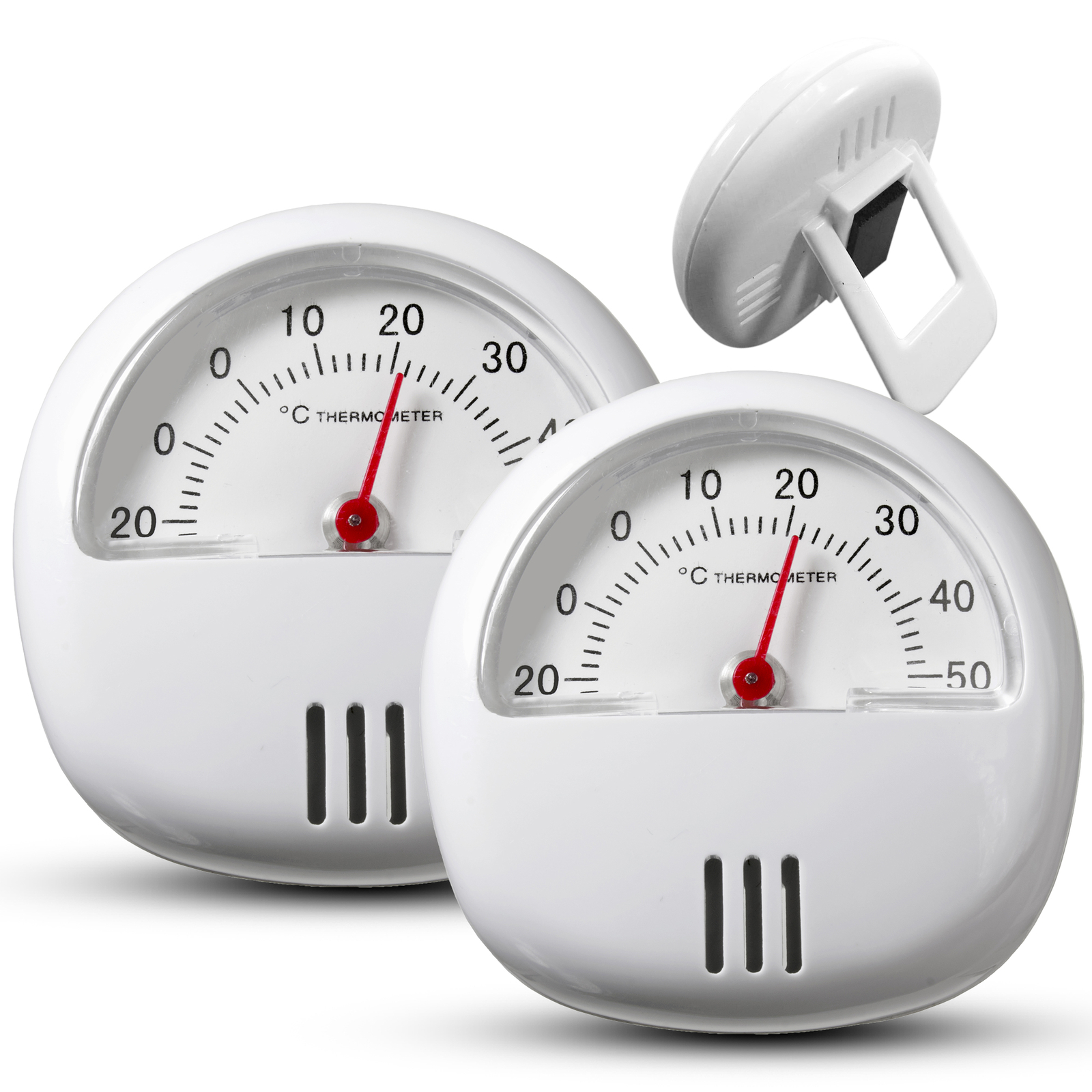 Magnetic Thermometer with Stand Fridge Freezer Room Mini Temperature ...