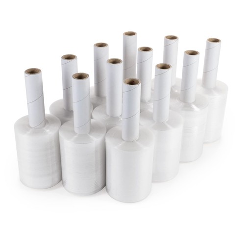 - F-51-12 5”x 1000’ Stretch Wrap Mini Roll of 80 Gauge with Extended ...