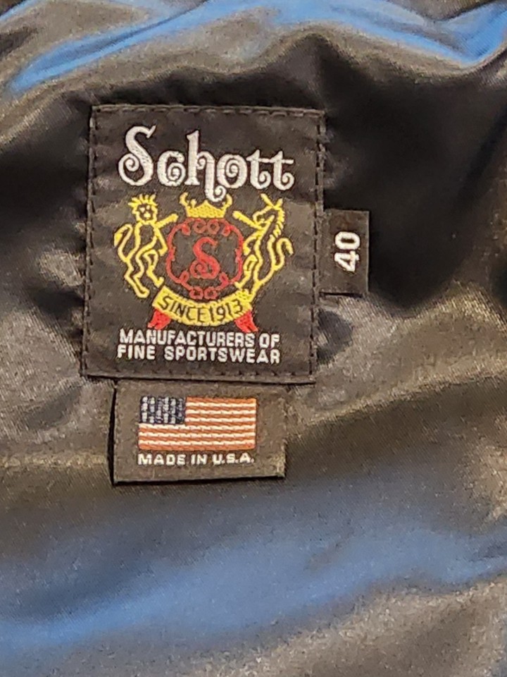 Schott 603USA - Cafecto Steerhide Hybrid Cafe Racer - Size 40 USA ...