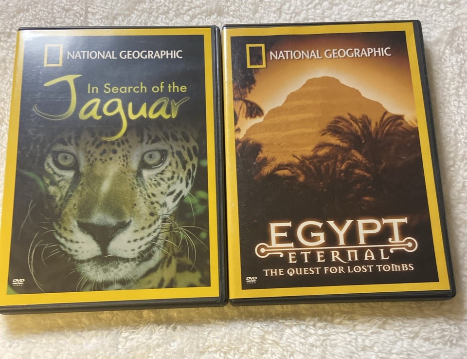 National Geographic Lot of 6 DVDs Arlington Egypt, Civil War Lewis ...