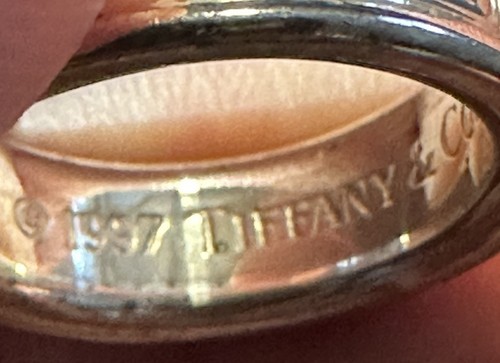 TIFFANY & Co. 925 STERLING SILVER 1837 COLLECTION BAND RING SIZE 6.25 | eBay