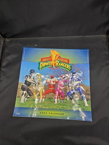 Mighty Morphin Power Rangers 1995 Vintage Wall Calendar 12"×12" Saban ...