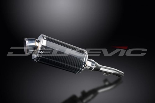 Delkevic 9" Carbon Oval Slip On Muffler - Yamaha XT250 2008-2022 ...