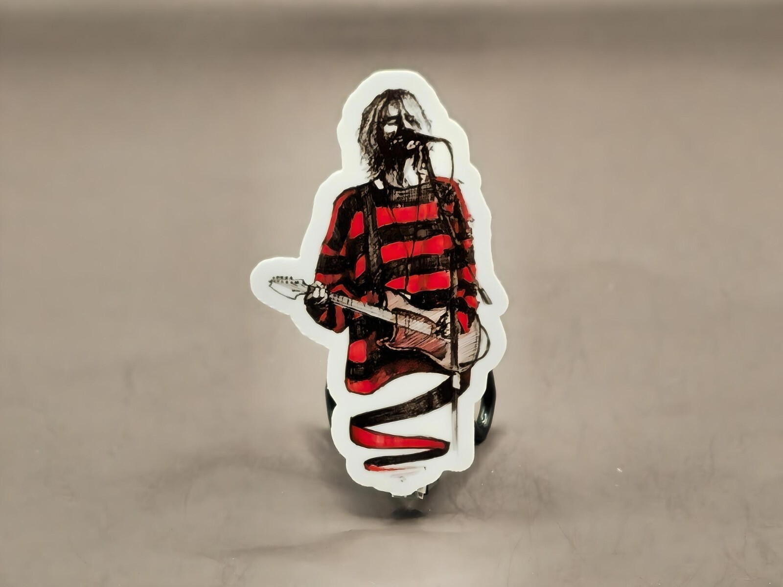 Nirvana Kurt Cobain Inspired Stickers Alternative Grunge Rock Smiley ...