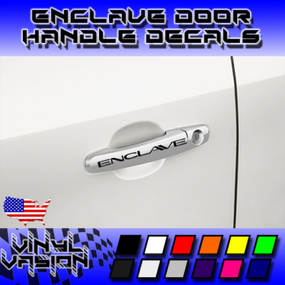 4x Enclave Decal Car Door Handle Sticker Buick Preferred Essence ...