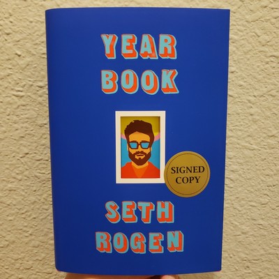 Seth Rogen SIGNED Book Yearbook Hardcover Superbad Actor Autograph ...