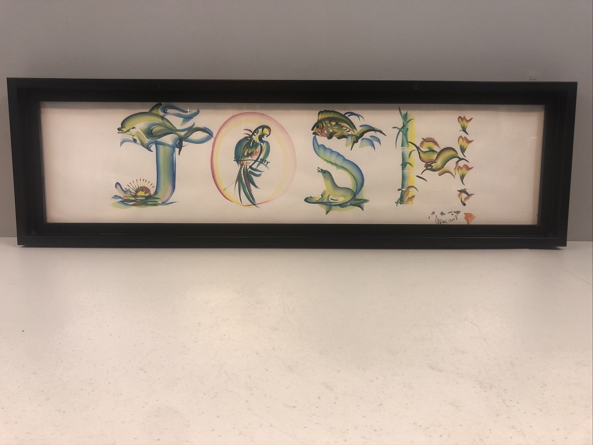 Hand Painted Name Art